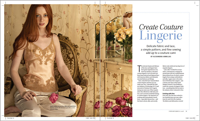 Sewing Techniques to Create Luxurious Couture Lingerie - Threads