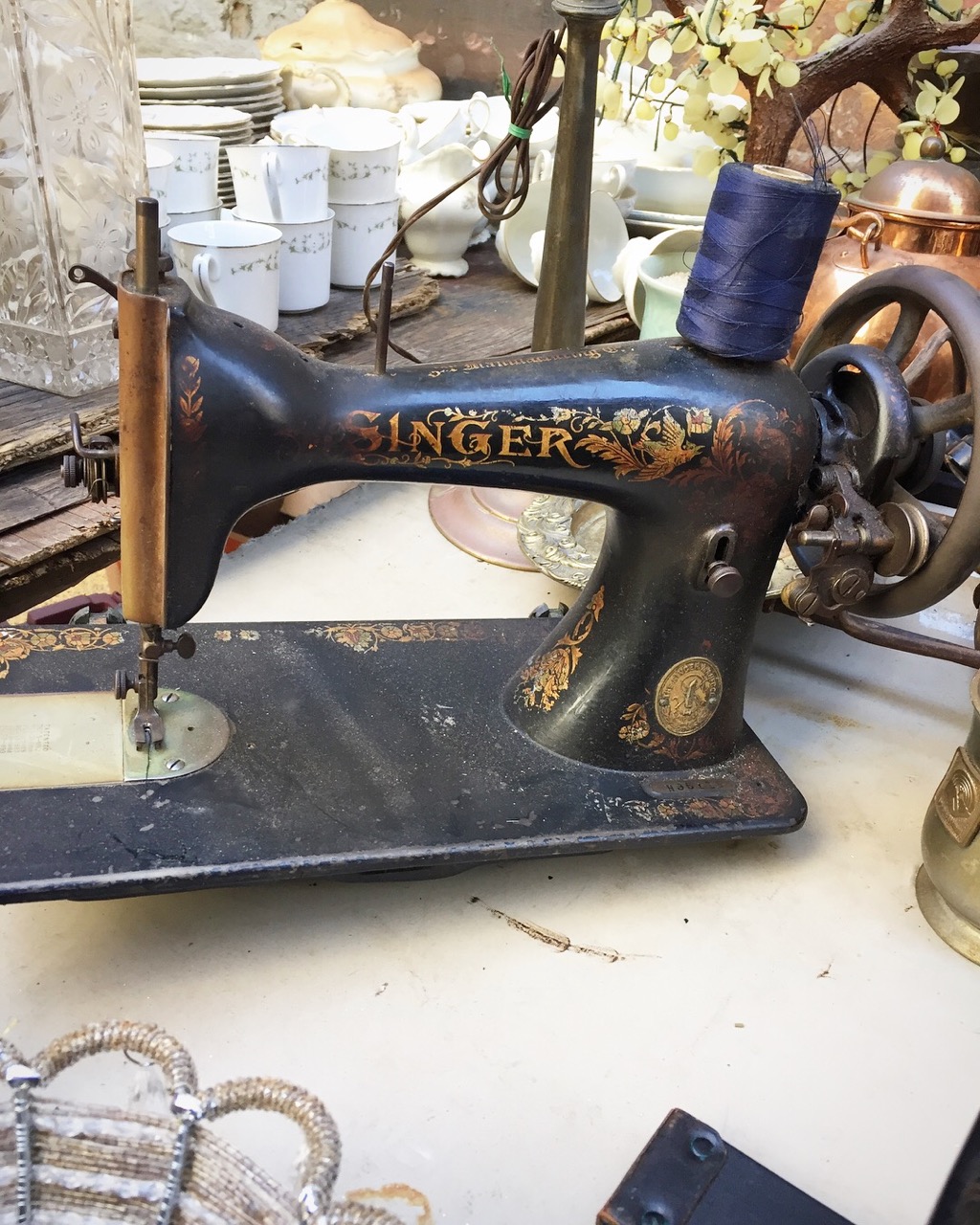 The Joy of Sewing with a Treadle Sewing Machine - Threads