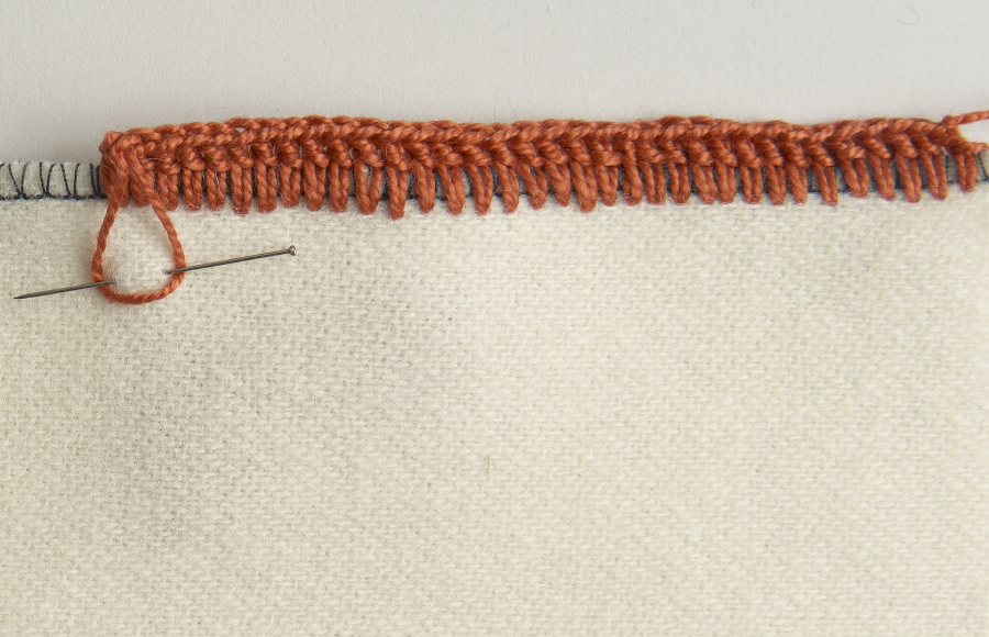 Crocheted Edges on Garments - Threads