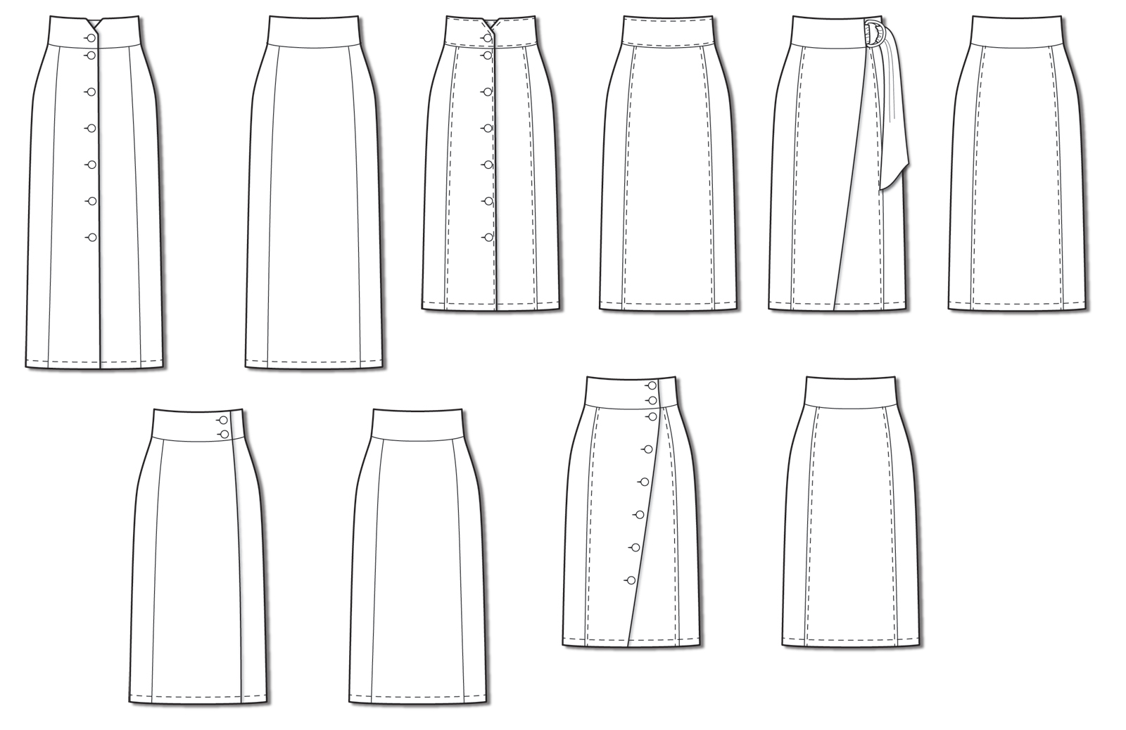 Pattern Review: Simplicity 8792 Skirt - Threads
