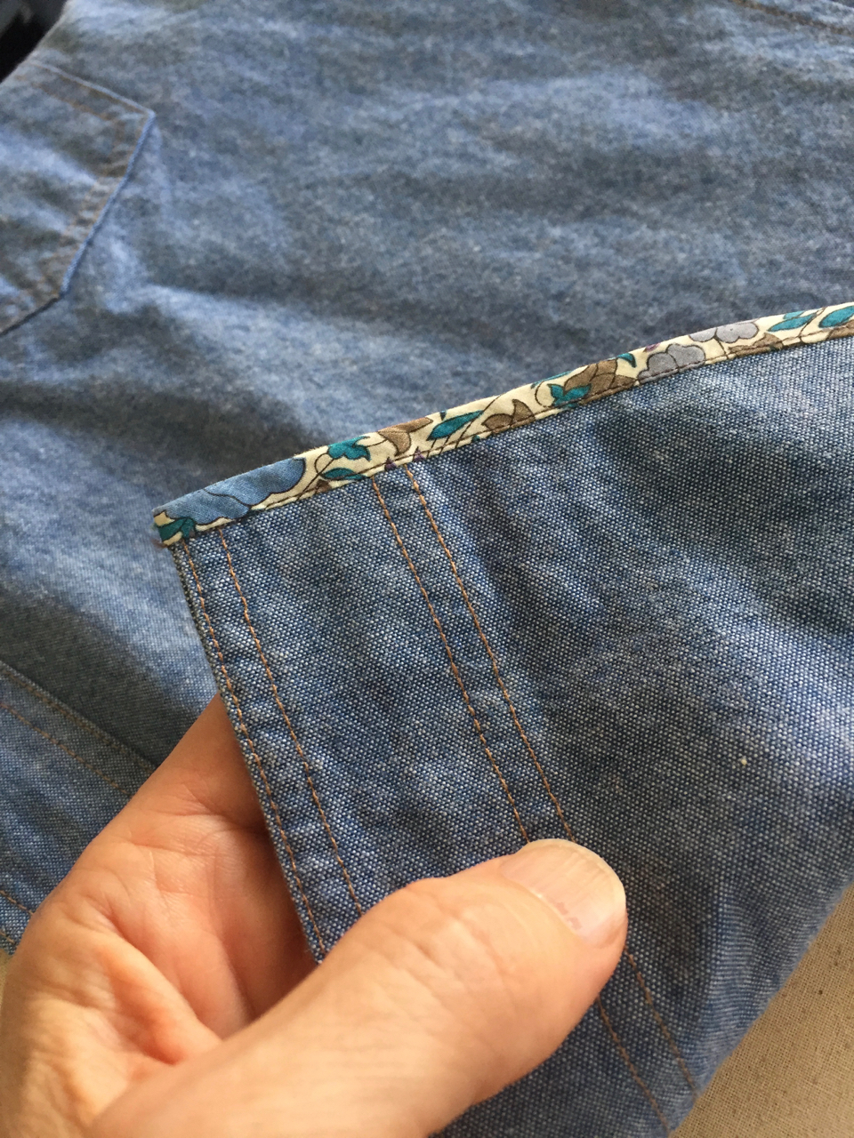 Creating a Beautiful Shirt Hem - Threads