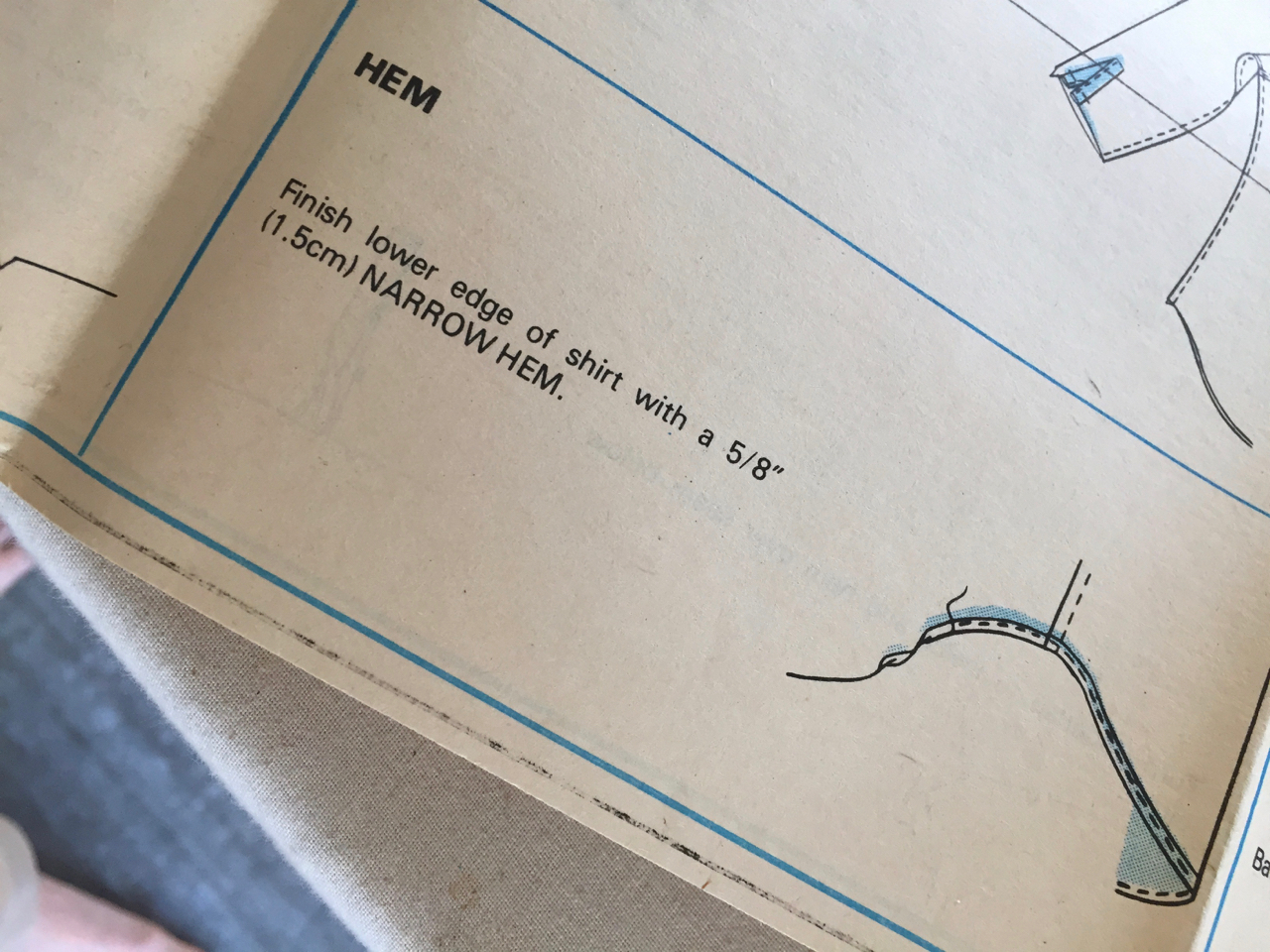 Creating a Beautiful Shirt Hem - Threads