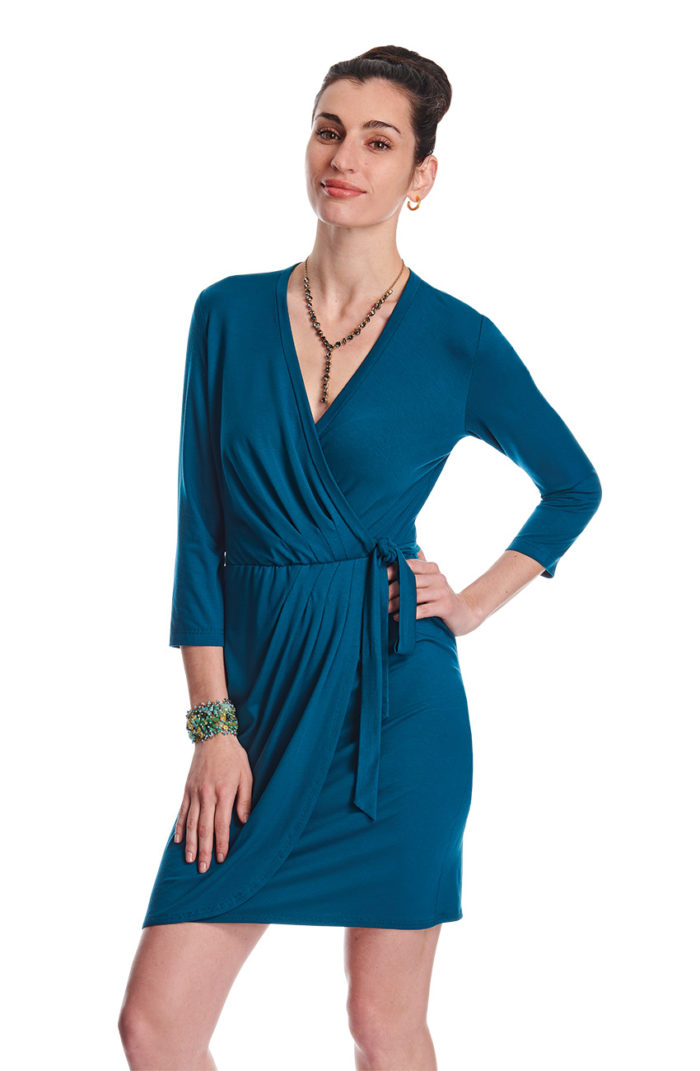 Sew a Better Knit Wrap Dress - Threads
