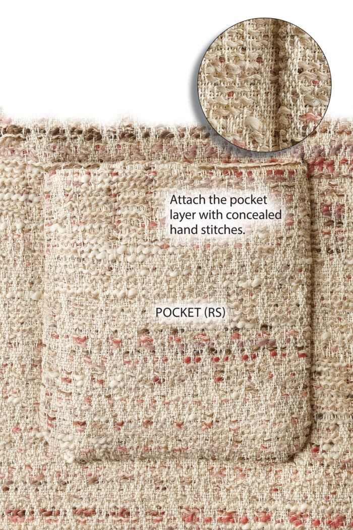 Attach a Patch Pocket Without Visible Stitches - Threads