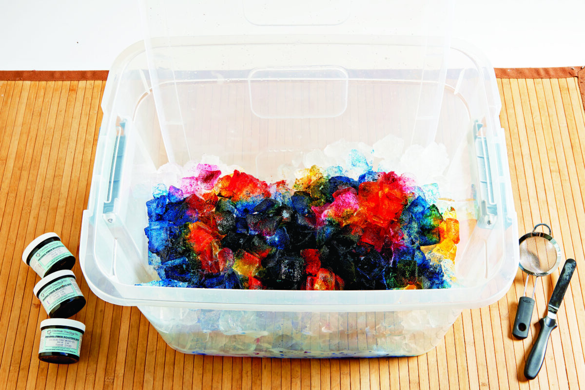 How to Ice Tie Dye: Easy Tutorial for Ice Dyeing Fabric - Threads