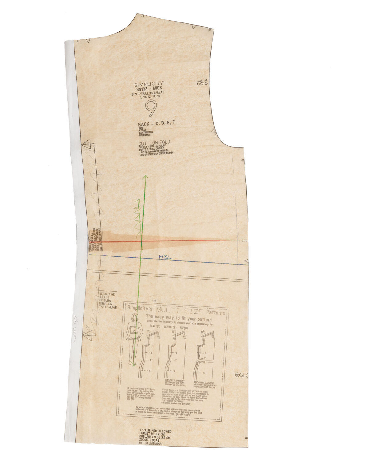 Pattern Shapes that Fit Postural Differences - Threads