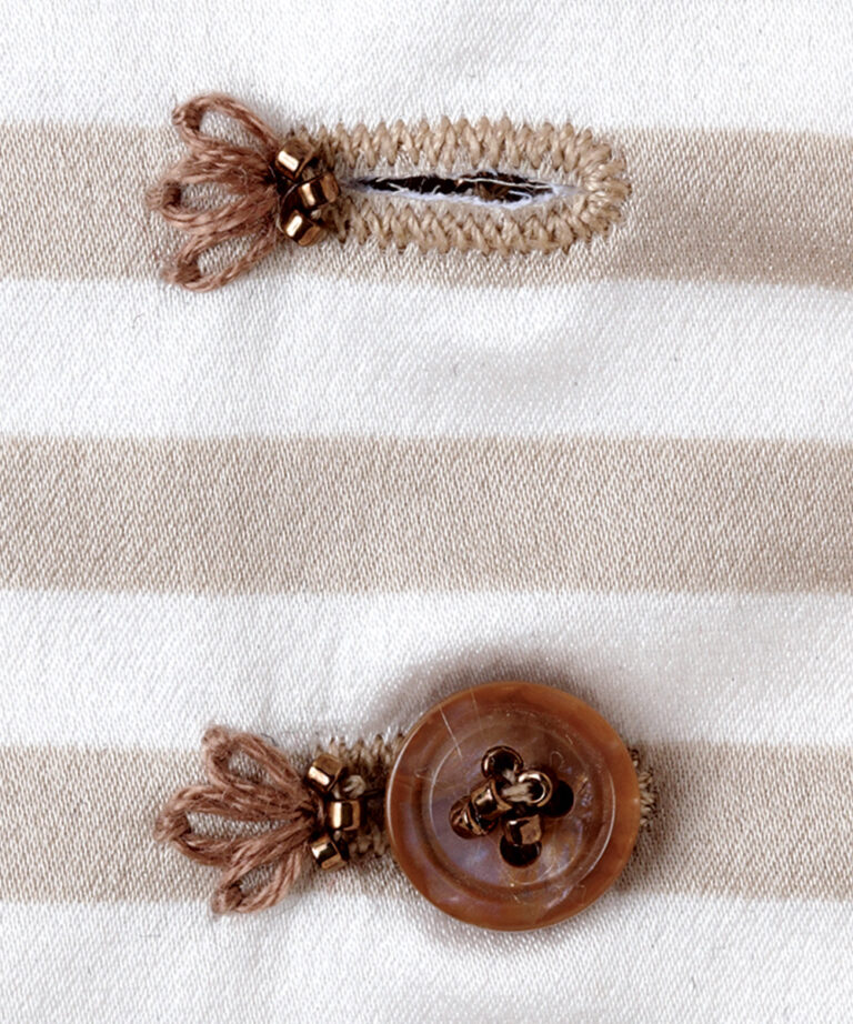 Learn to Sew Artistic Buttonholes - Threads