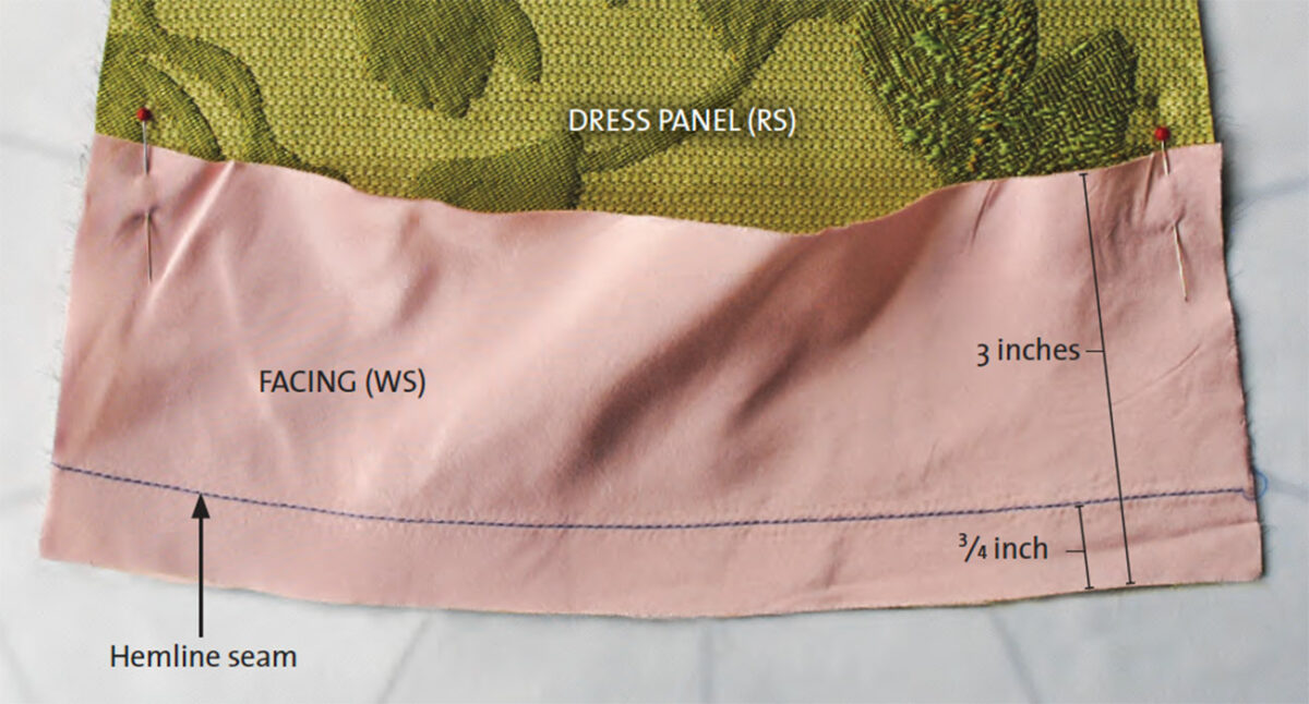 A Couture Segmented Hemming Technique Enhances Gored Dresses - Threads