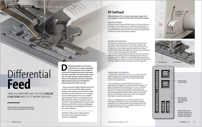 Differential Feed - Threads