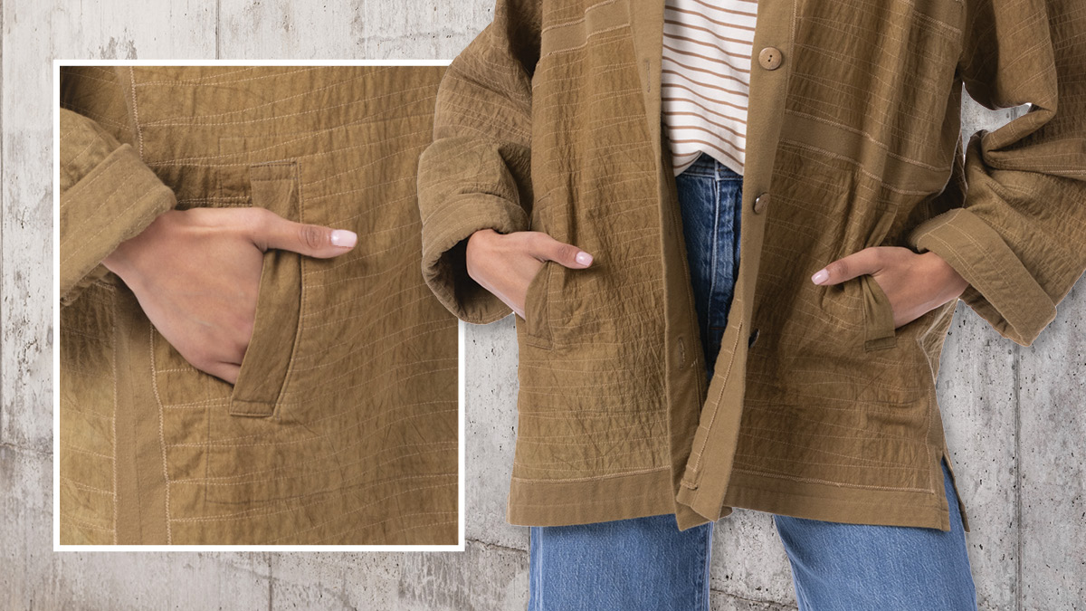 Sew a Low-Profile Welt Pocket - Threads