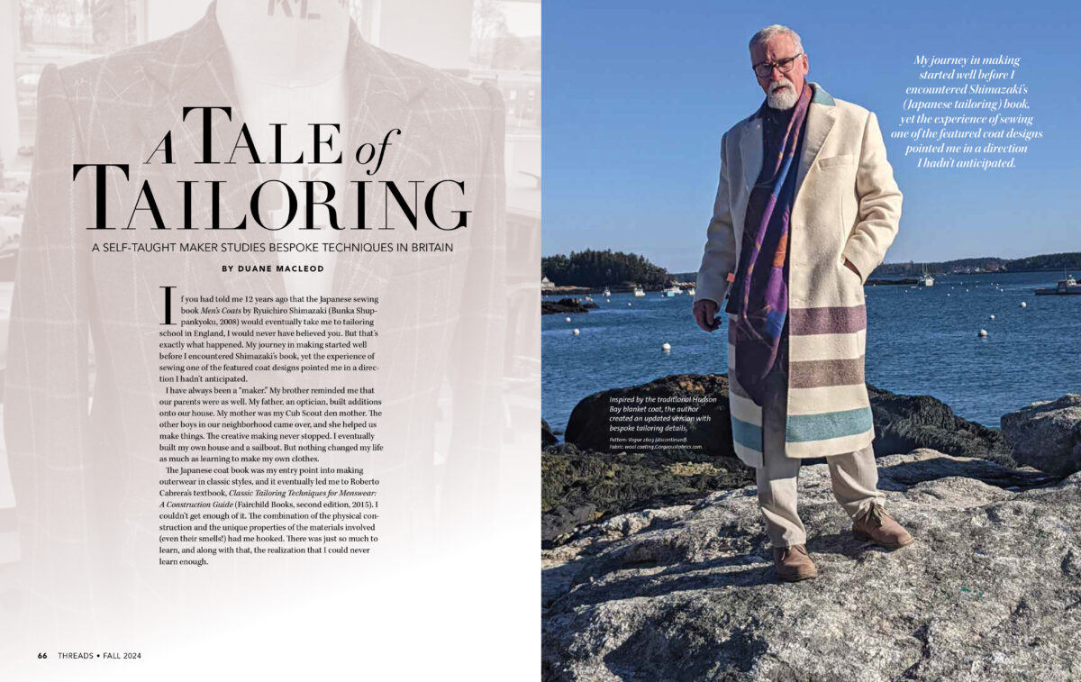 A Maker Studies Bespoke Tailoring in England - Threads