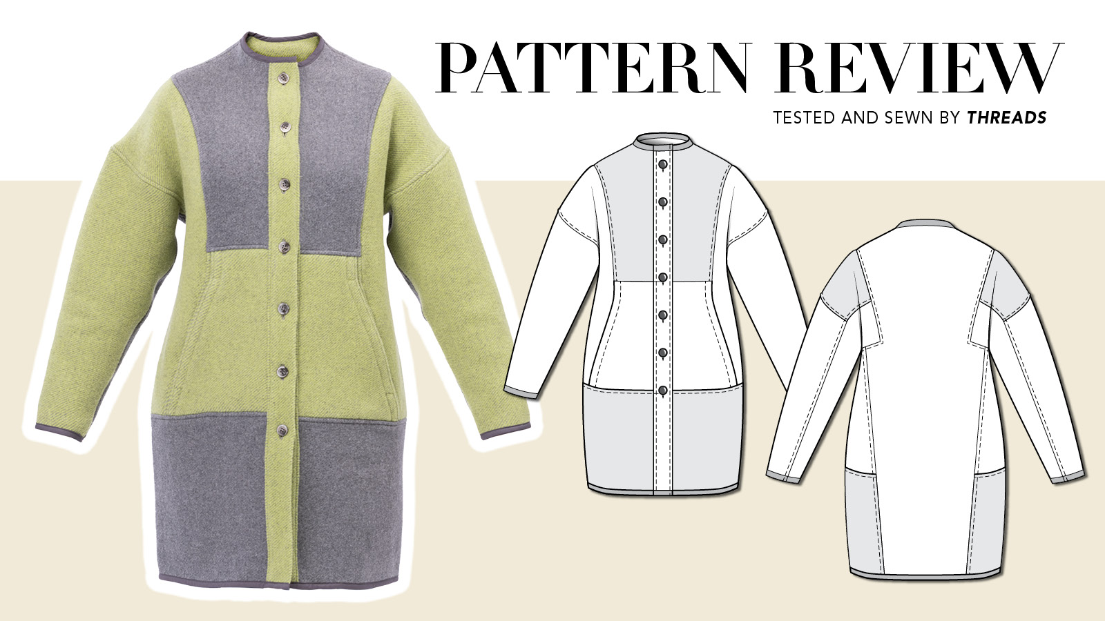 Pattern Review: Style Arc, Hendrix Coat - Threads