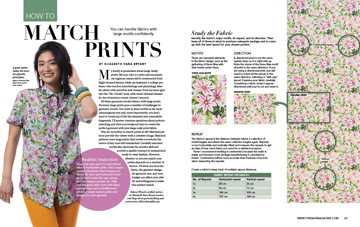 How to Match Prints - Threads