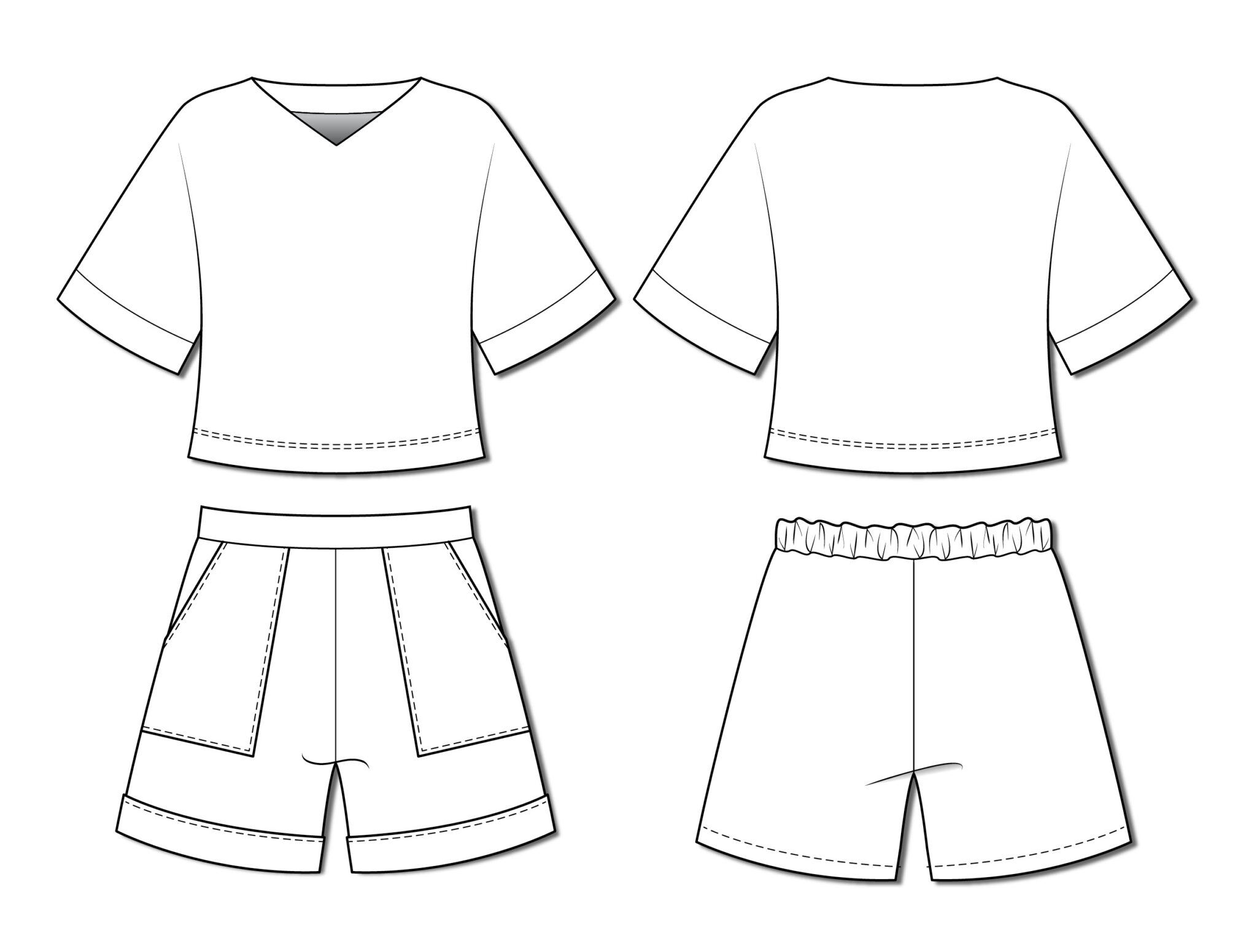 Pattern Review: Atelier Jupe, Billie Top & Finn Shorts - Threads