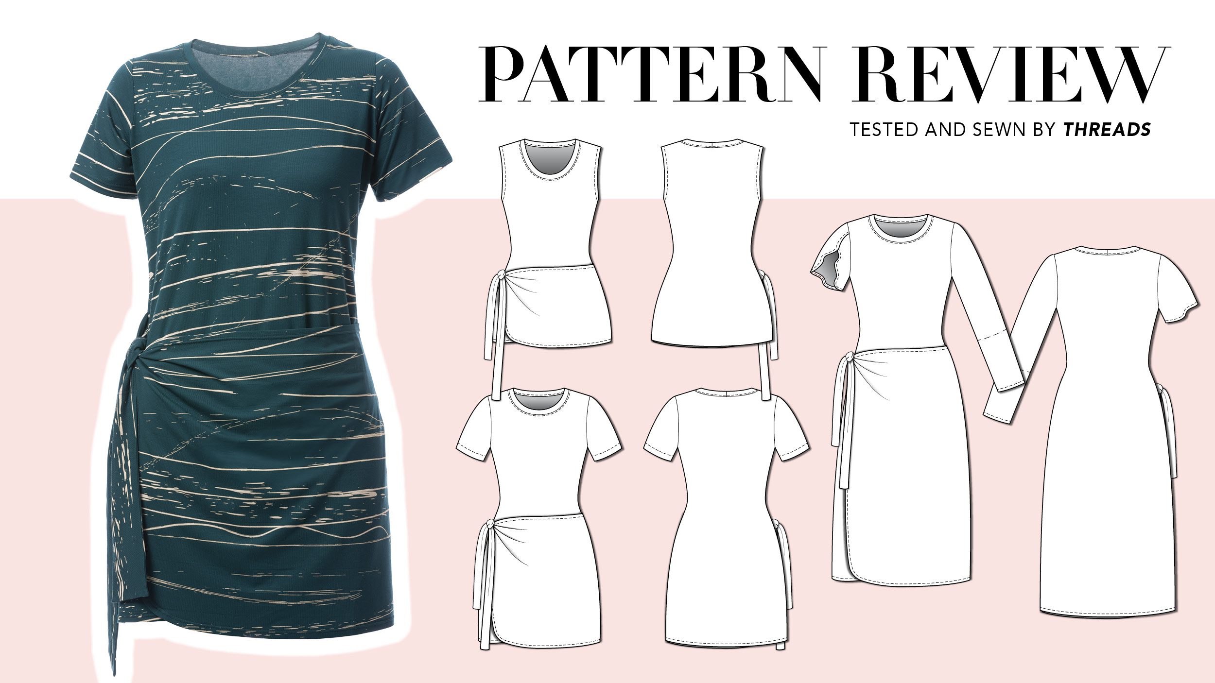 Pattern Review: 5 Out of 4, Felicity Wrap Tank Top and Dress - Threads