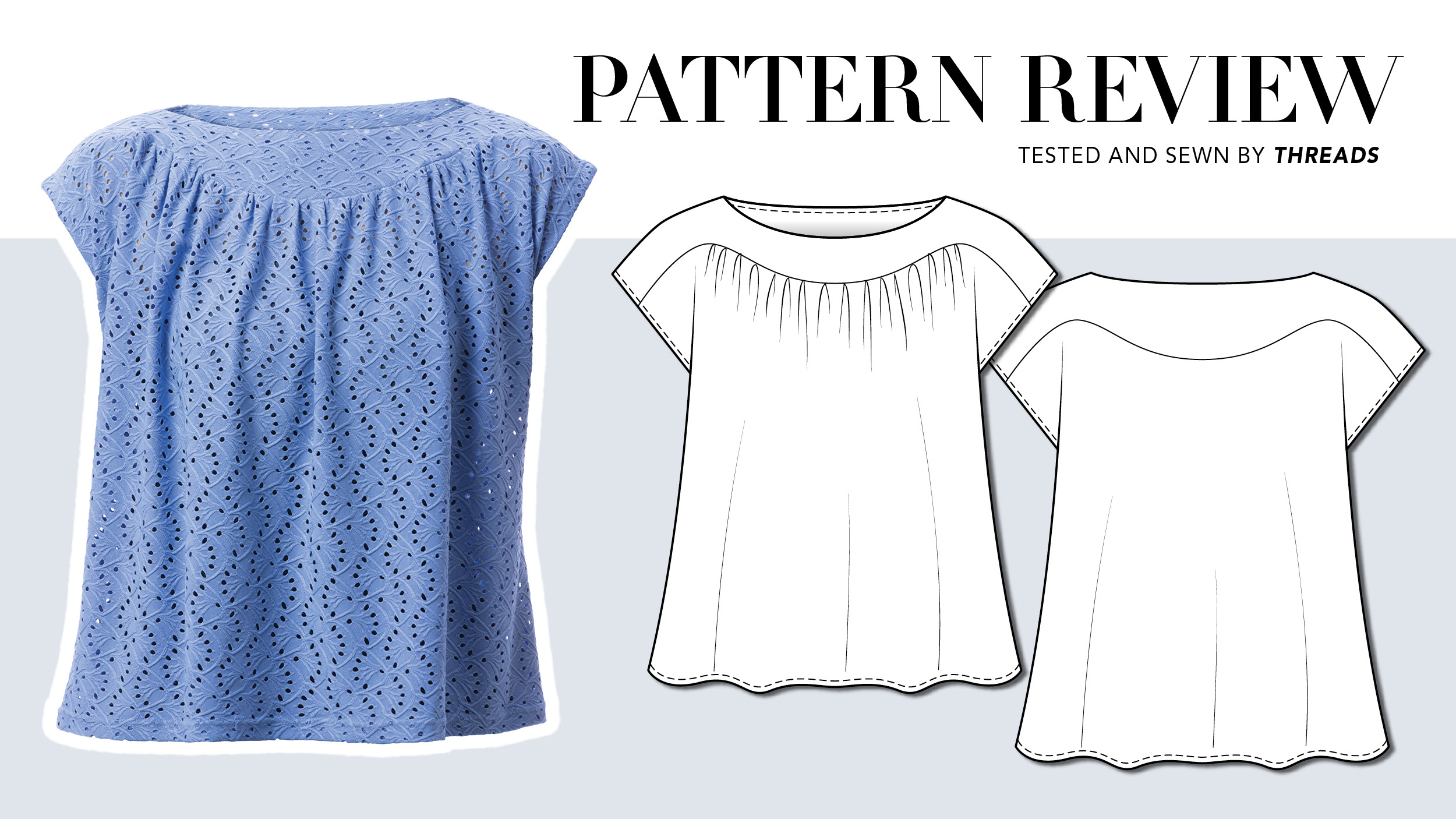 Pattern Review: Itch to Stitch, Algarve Top - Threads