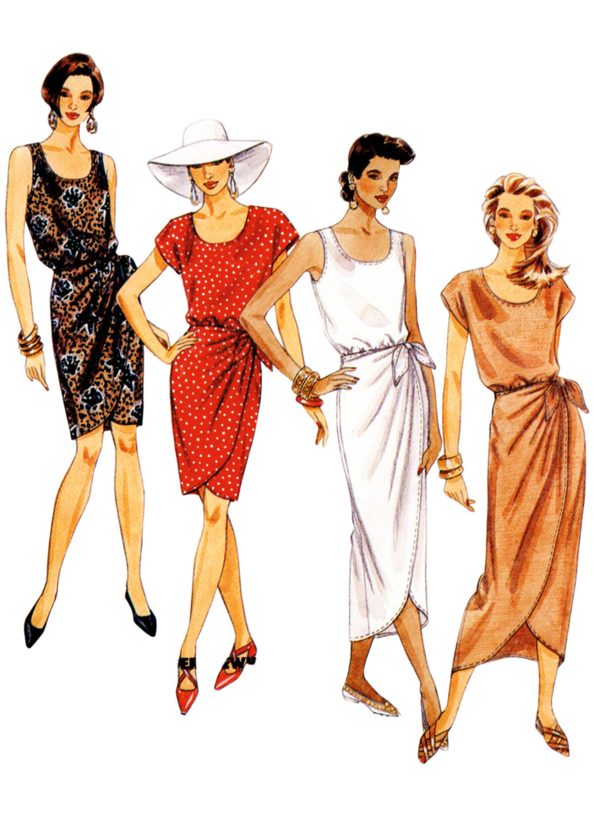 Pattern Roundup: Summer Dresses, 1950s through 1990s - Threads