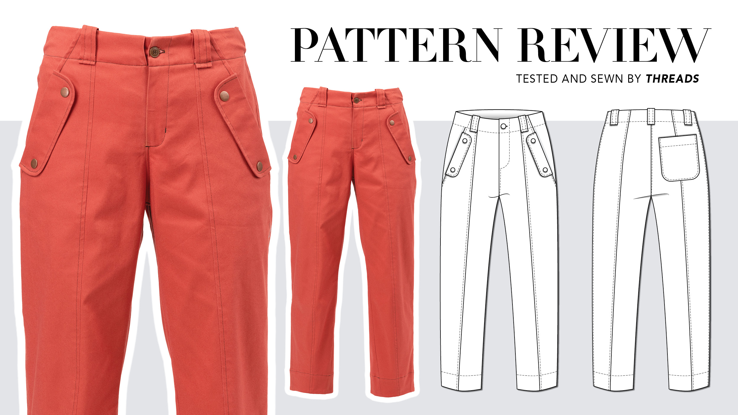 Pattern Review: Cashmerette, Vinton Pants - Threads