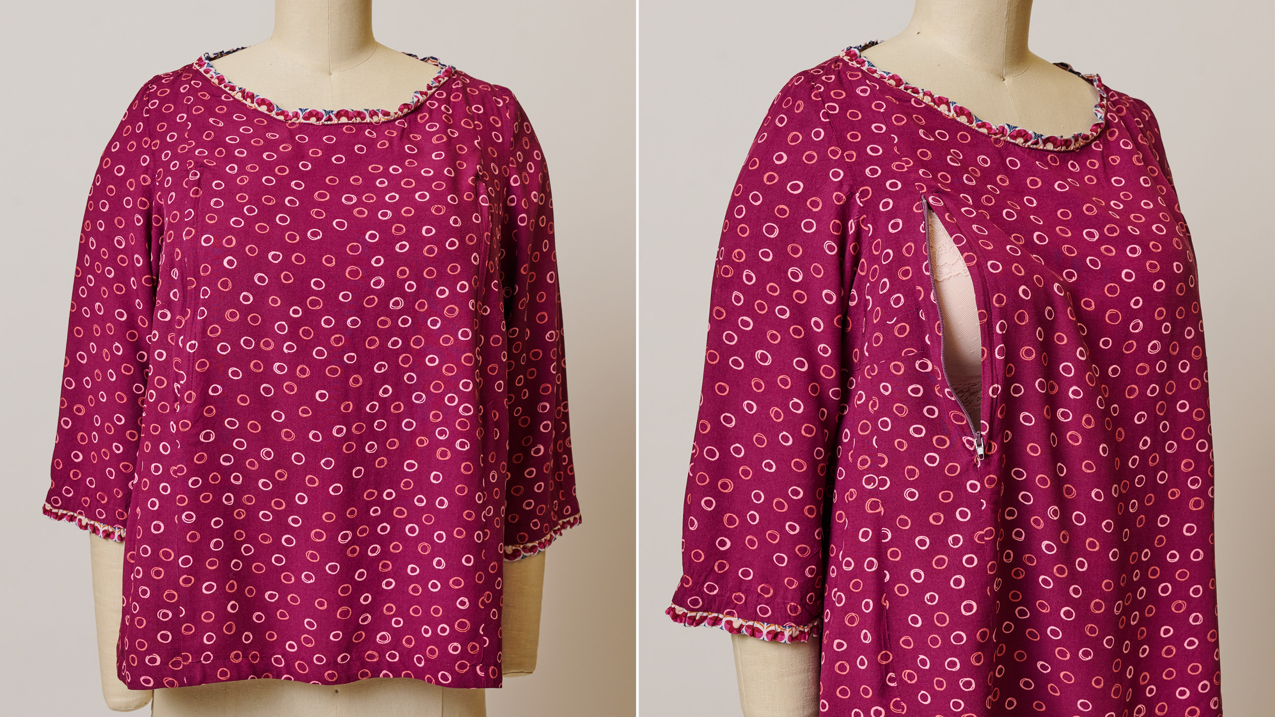 Create a Nursing Top with Simple Pattern Changes - Threads